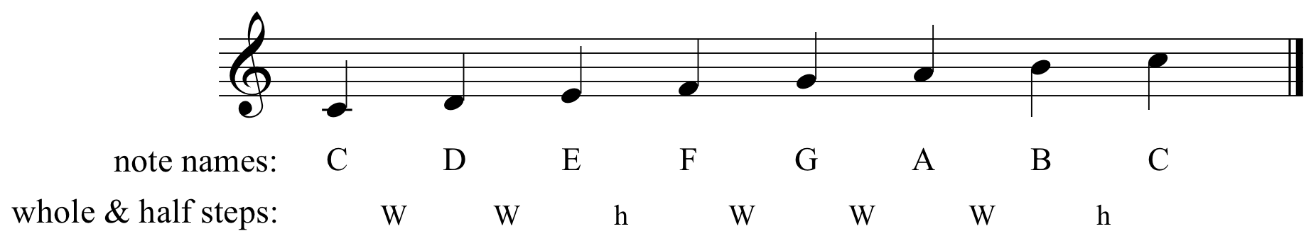 Major Scale Steps